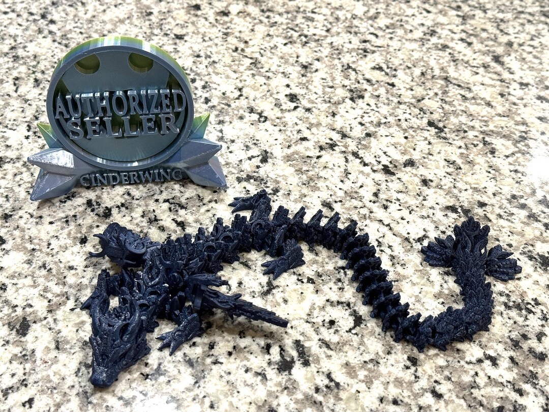 FUN! 3D Printed Lunarwing Dragon by Cinderwing3d, Articulated Dragon ...