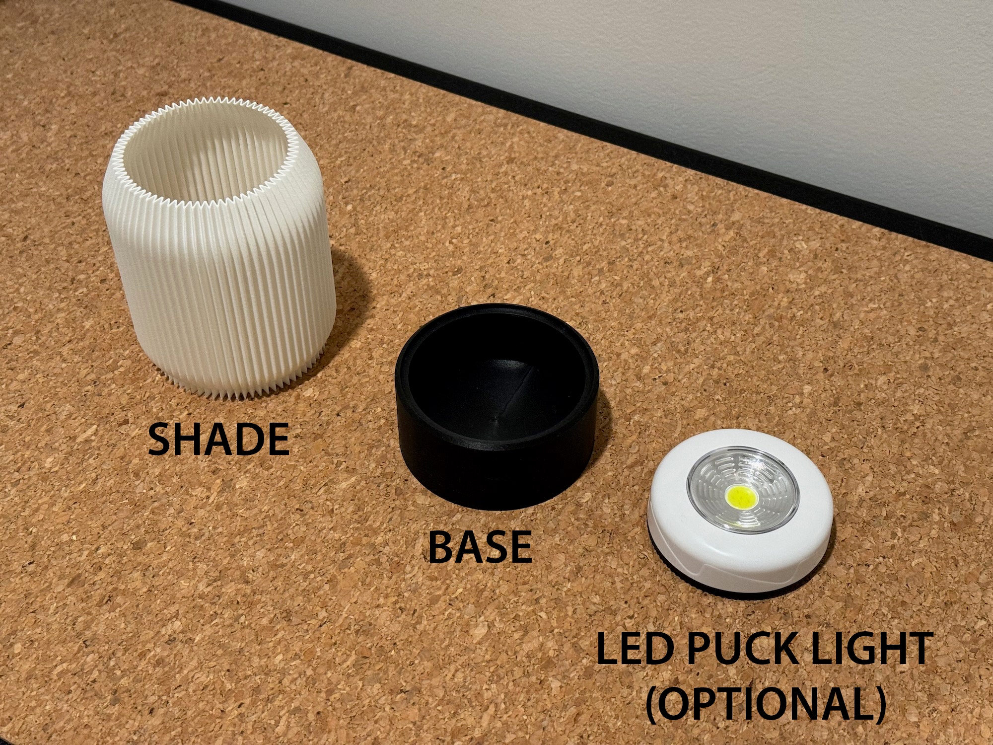 Pod Lamp, Modern Elegant LED Mini Lamp, 3D Printed, Bedside Nightlight ...