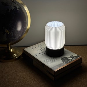 Pod Lamp, Modern Elegant LED Mini Lamp, 3D Printed, Bedside Nightlight ...