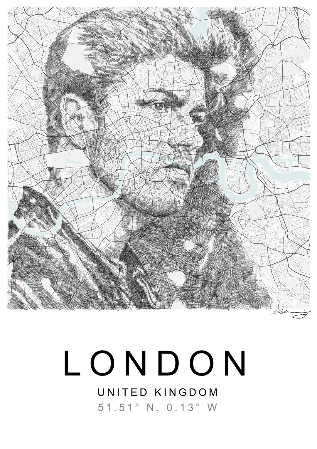 George - A4 Print - Etsy