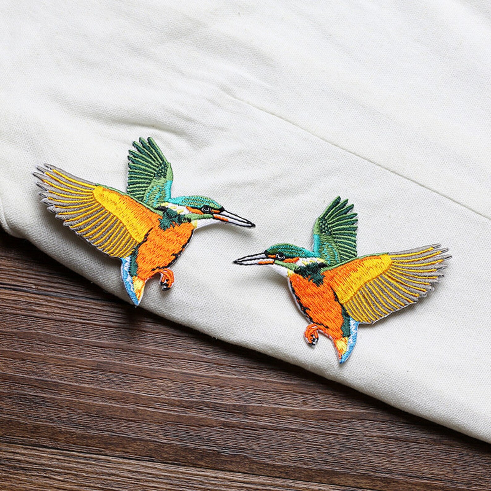 2pc/set High Quality Birds Ironing Embroidery Patches Iron on - Etsy