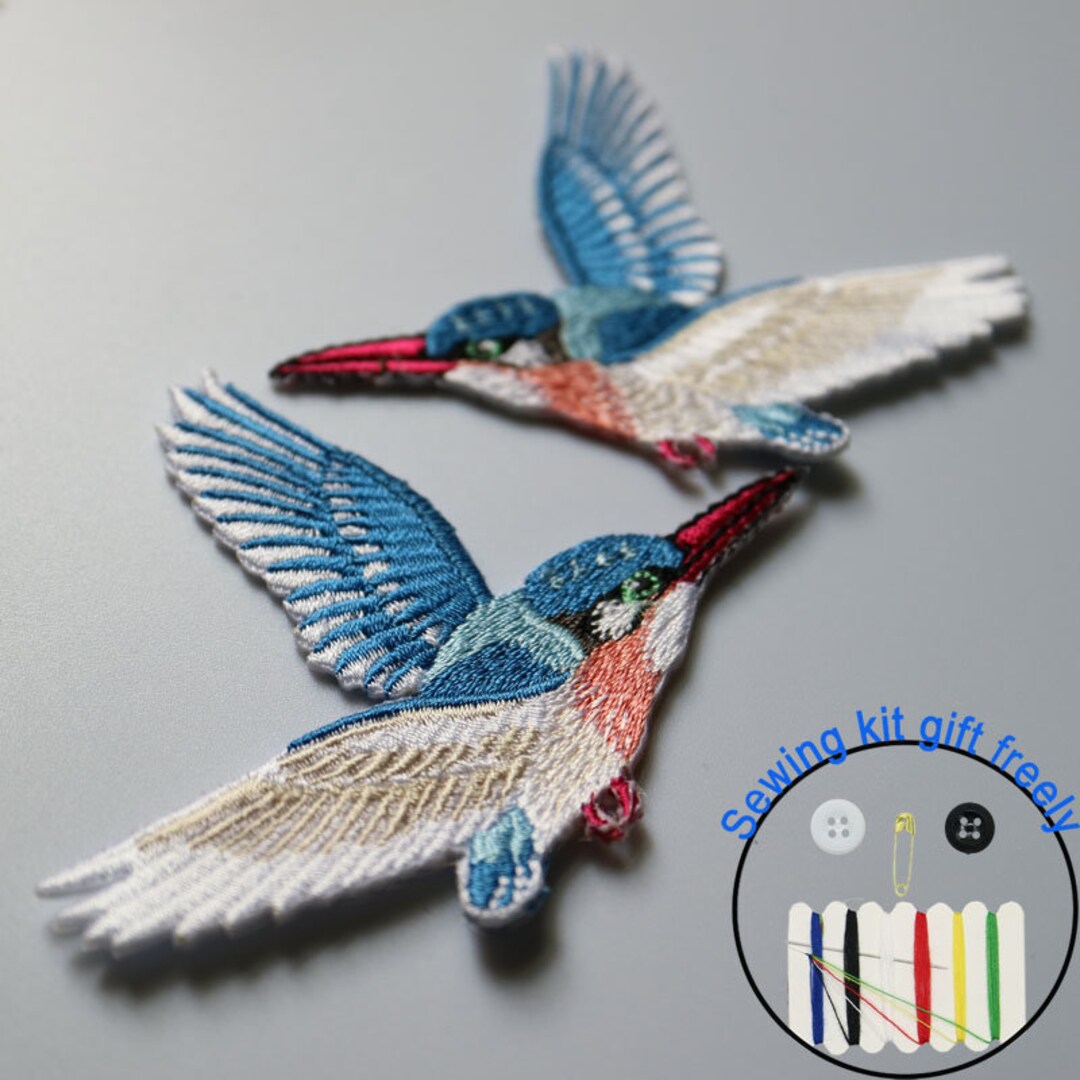 2pc/set High Quality Birds Ironing Embroidery Patches Iron on ...