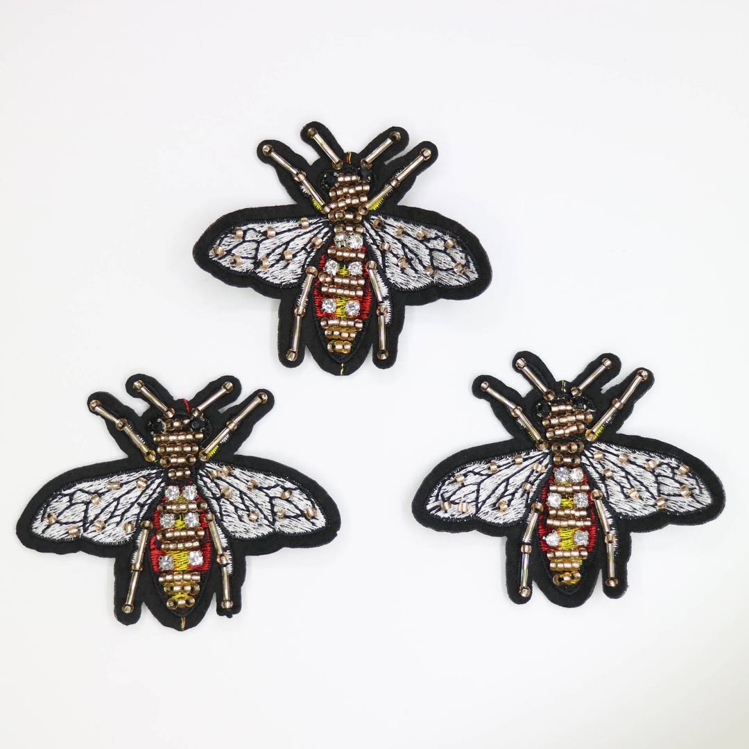 3pcs/lot Handmade Rhinestone Beaded Patches for Clothing Sew on Sequin ...