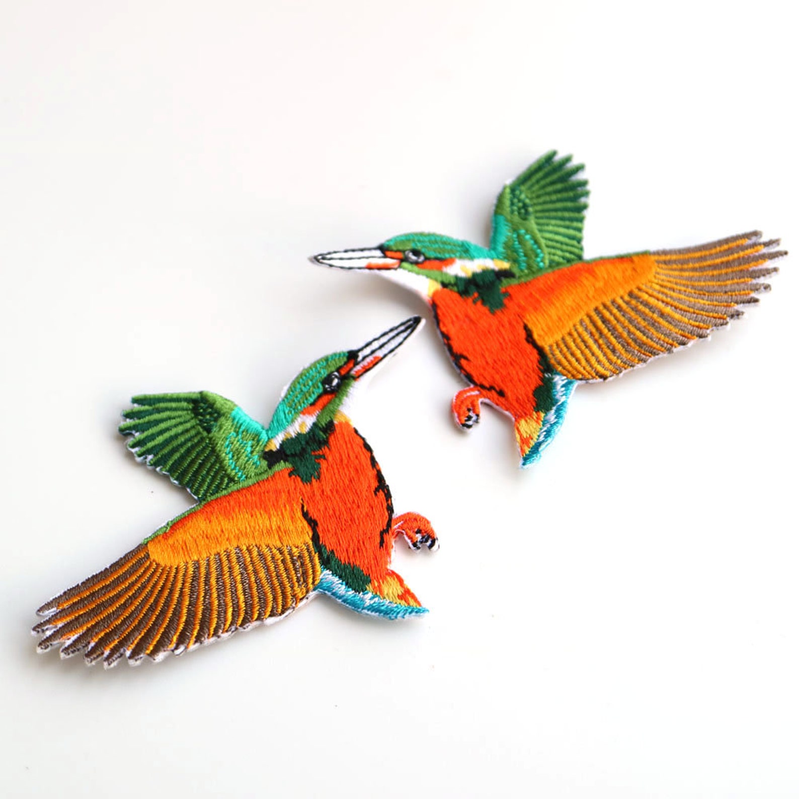 2pc/set High Quality Birds Ironing Embroidery Patches Iron on ...