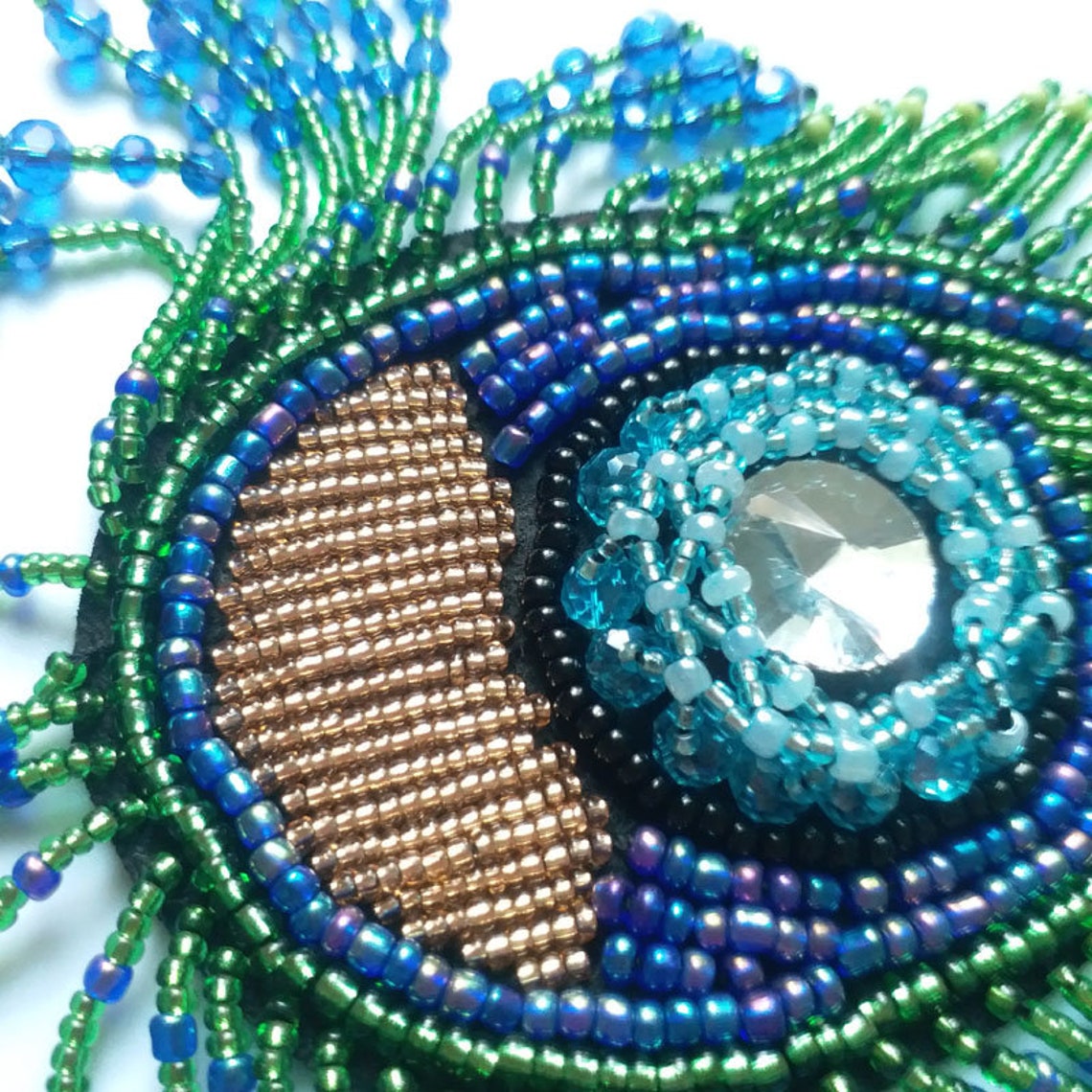 1pc Green Eye 3D Handmade Rhinestone Beaded Patches for - Etsy