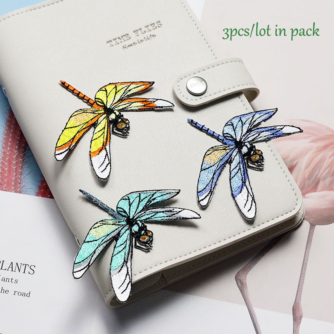 3pcs/set Dragonfly Embroidery Patches for Clothes DIY Sewing Iron on ...