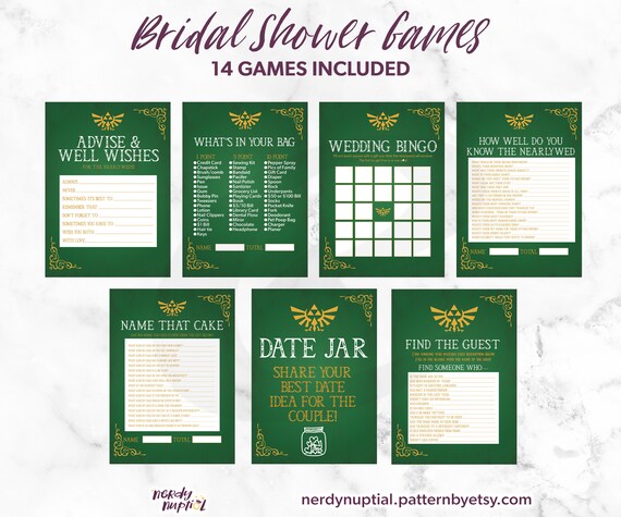 INSTANT Download Vintage Quest RPG Green Video Game Wedding - Etsy