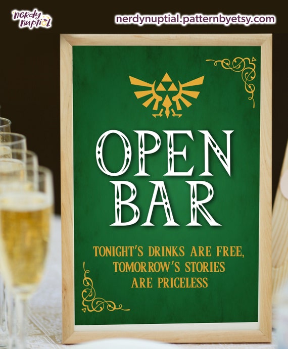 Home Décor Signs INSTANT DOWNLOAD Legend Of Zelda Inspired Printable ...