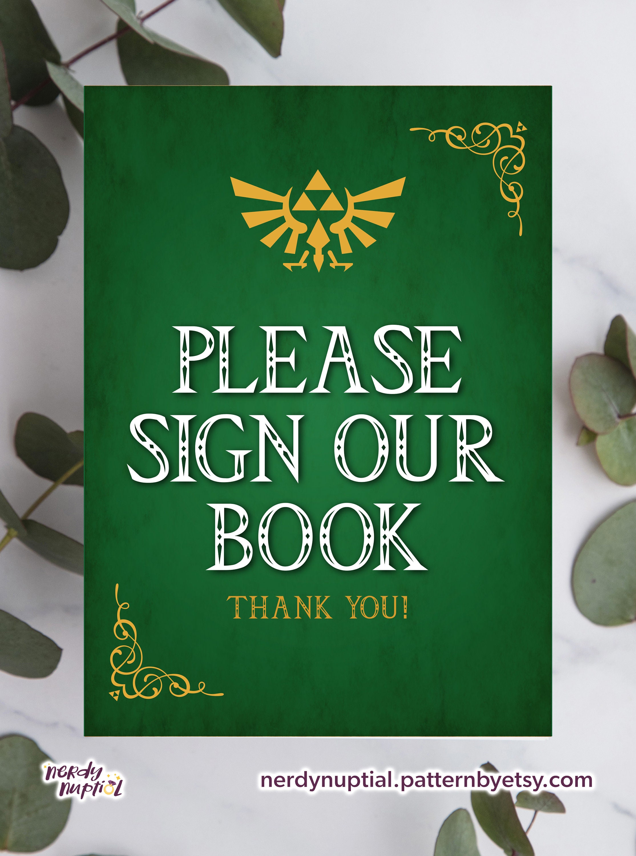 Home Décor Signs INSTANT DOWNLOAD Legend Of Zelda Inspired Printable ...
