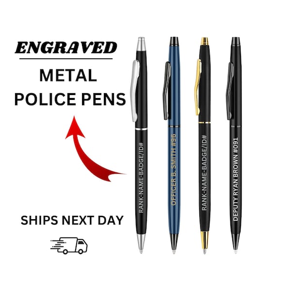 Police Officer Pen - Etsy