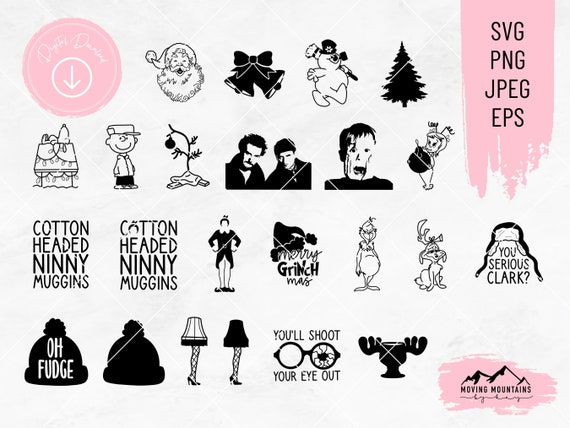 Classic Christmas/holiday Movies & Christmas Design Bundle - Etsy