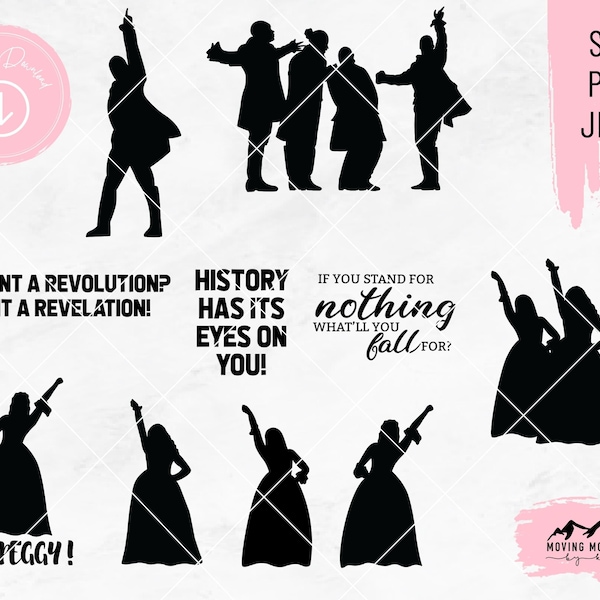 Hamilton Svg - Etsy