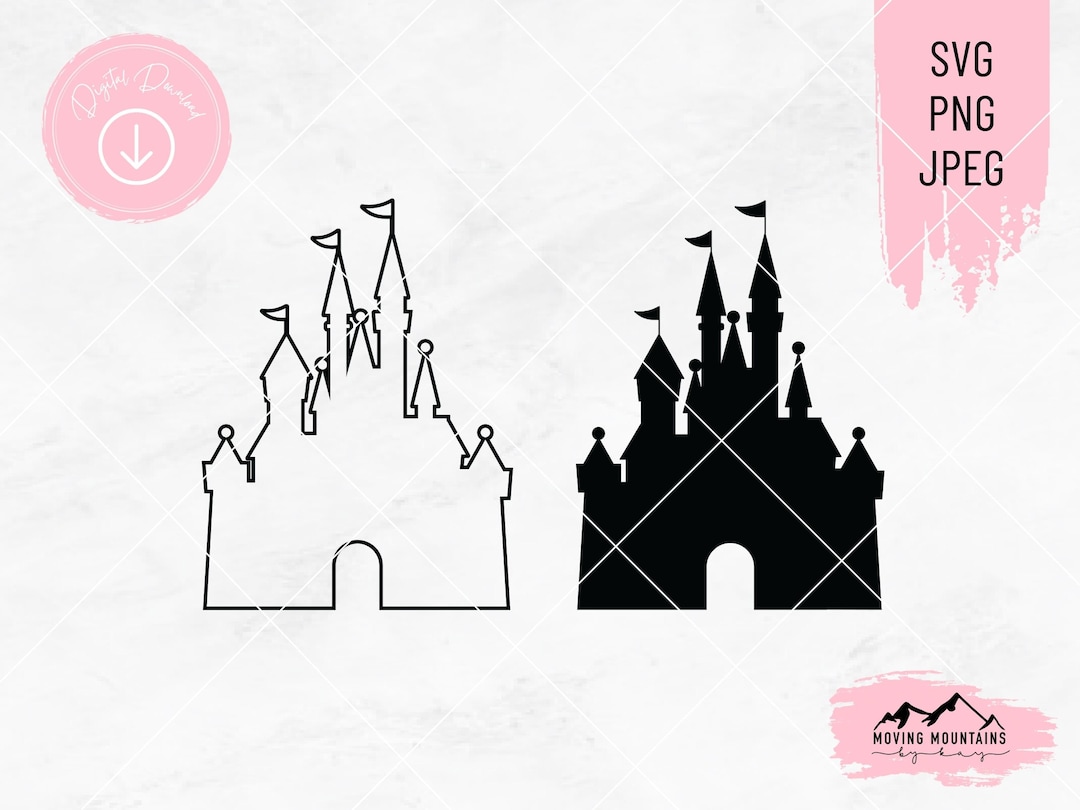 Castle Design - Svg, Png, Jpeg - for Cricut/cutting Machines DIGITAL ...
