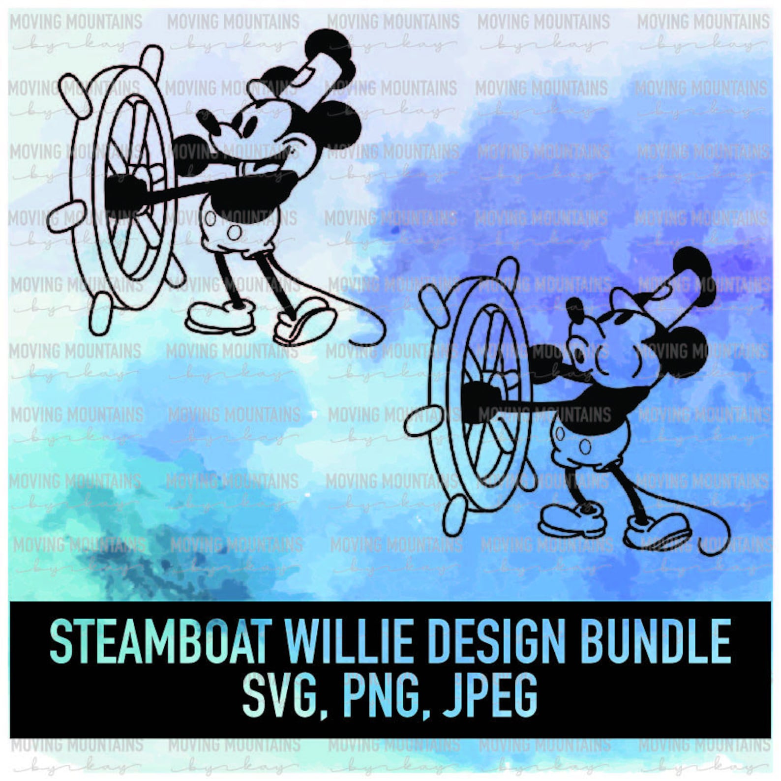 Steamboat Willie Design Bundle Svg Png Jpeg for - Etsy Singapore