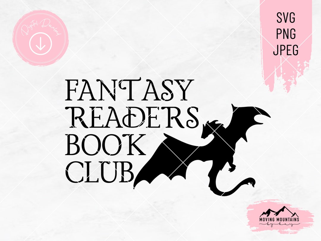 Fantasy Reader - Svg, Png, Jpeg - for Cricut/cutting Machines DIGITAL ...