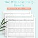 Depression Diary Journal, Weekly Tracker for Symptoms and Depressive ...