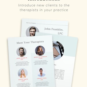 Therapist Coaching Welcome Packet | Private Practice Business Service ...
