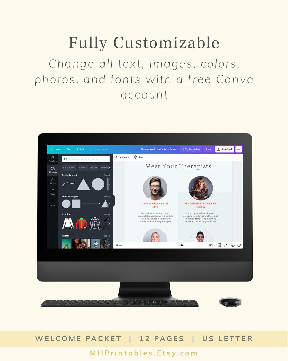 Therapist Coaching Welcome Packet Private Practice Business - Etsy