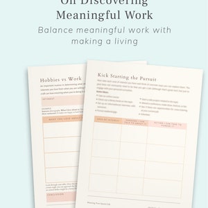Life Purpose and Goal Workbook | Self-discovery, Dream, Clarity Journal ...