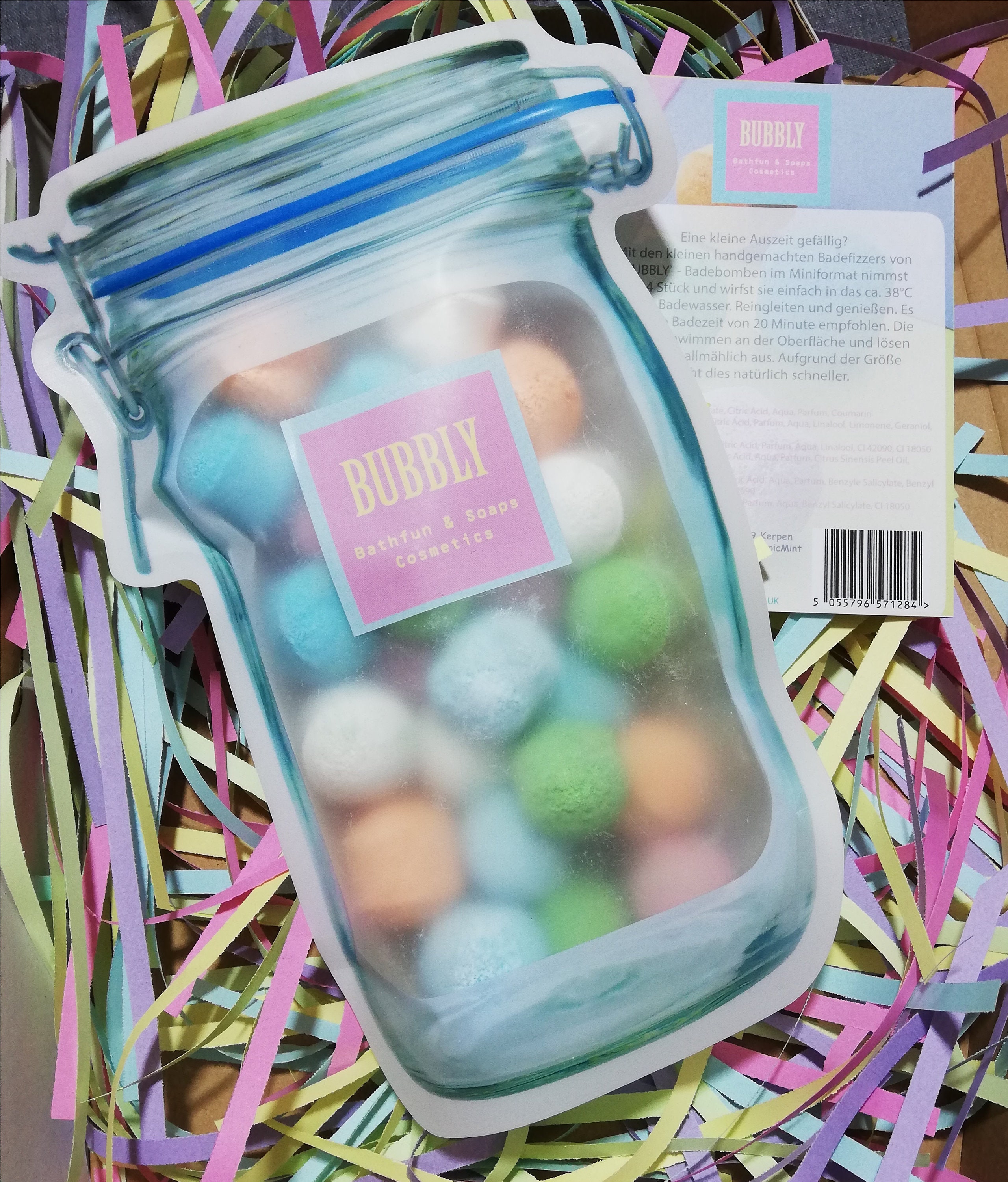 BUBBLY Relax Pills VEGAN - kleine Badebomben Fizzers - Schwimmen an der ...
