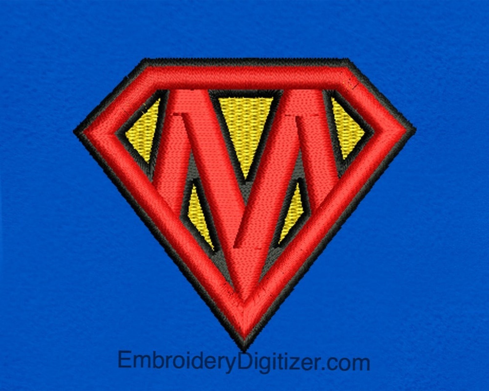 Superman Logo M 3D Cap Embroidery Design 2 Designs 3D & | Etsy