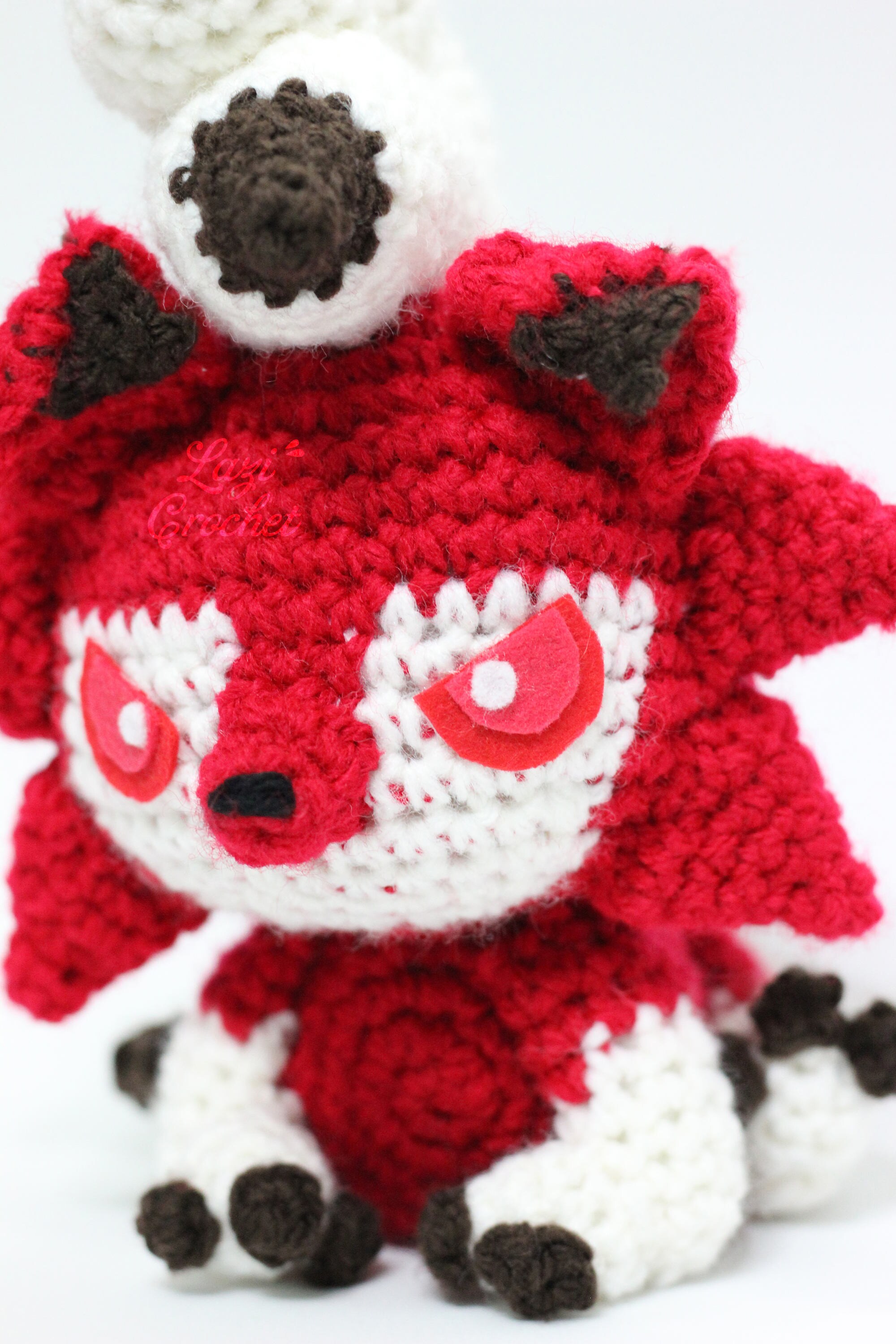Lycanroc Pokemon Amigurumi Crochet Pattern Easy Tutorial Kawaii Toy ...