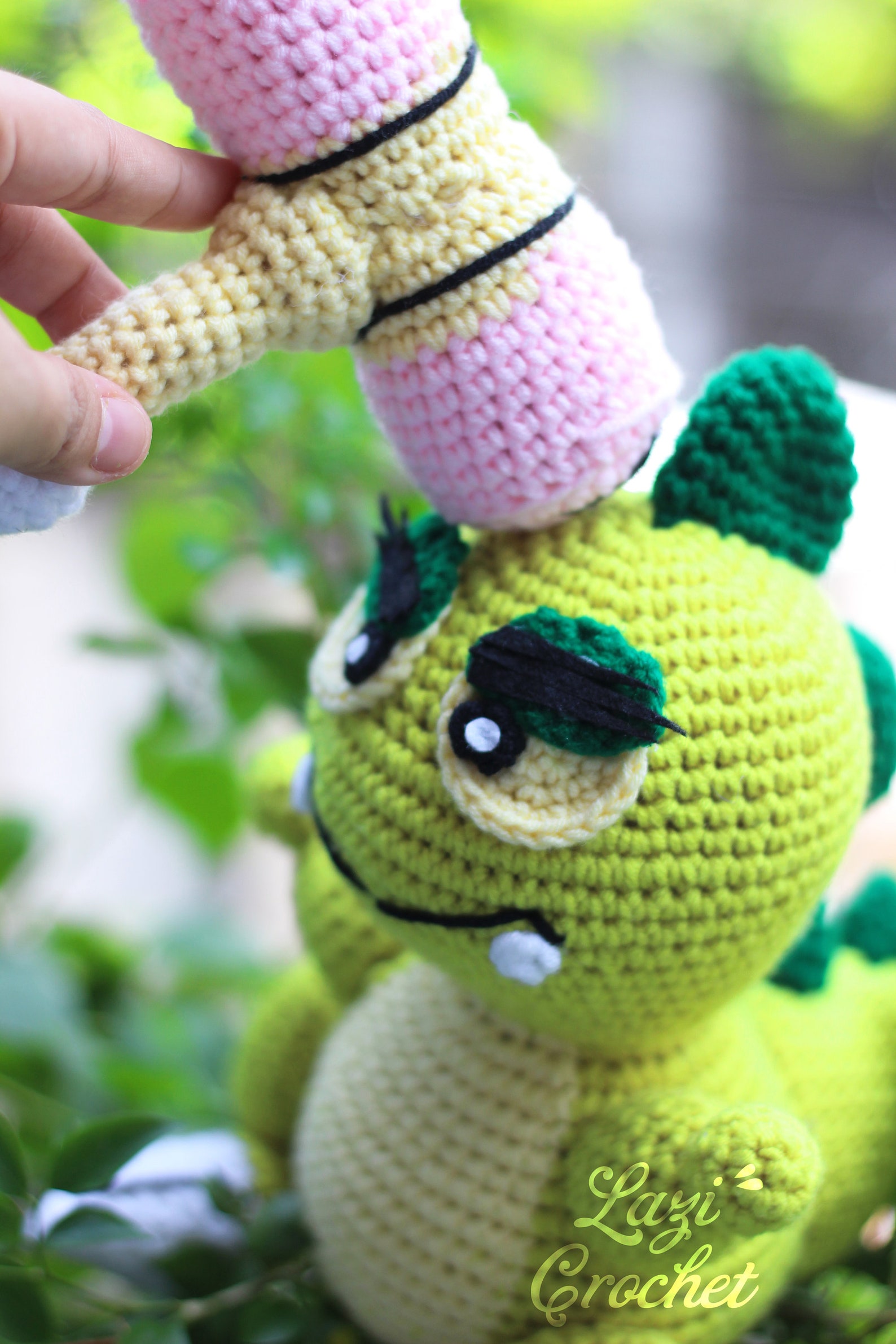 Muka Muka Paradise Dinosaur Amigurumi Crochet Knit Pattern - Etsy