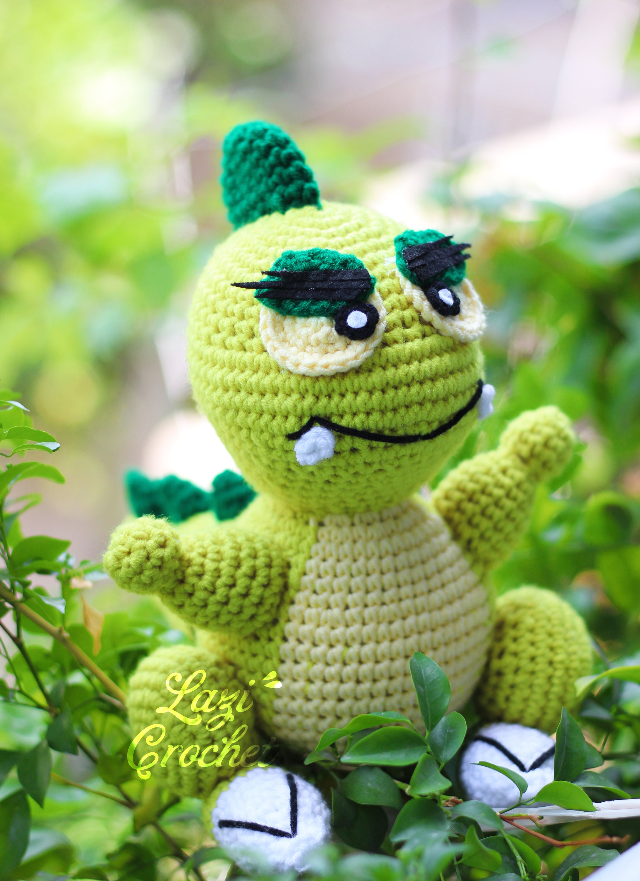 Muka Muka Paradise Dinosaur Amigurumi Crochet Knit Pattern - Etsy