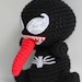 Venom Spider Chibi Amigurumi Crochet Pattern Tutorial Kawaii Toy Plush ...