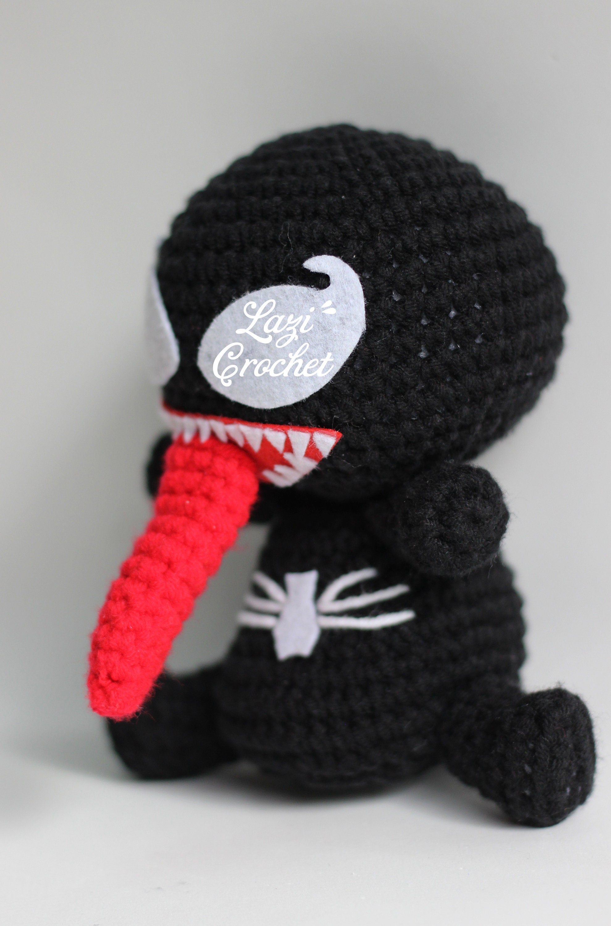 Venom Spider Chibi Amigurumi Crochet Pattern Tutorial Kawaii | Etsy