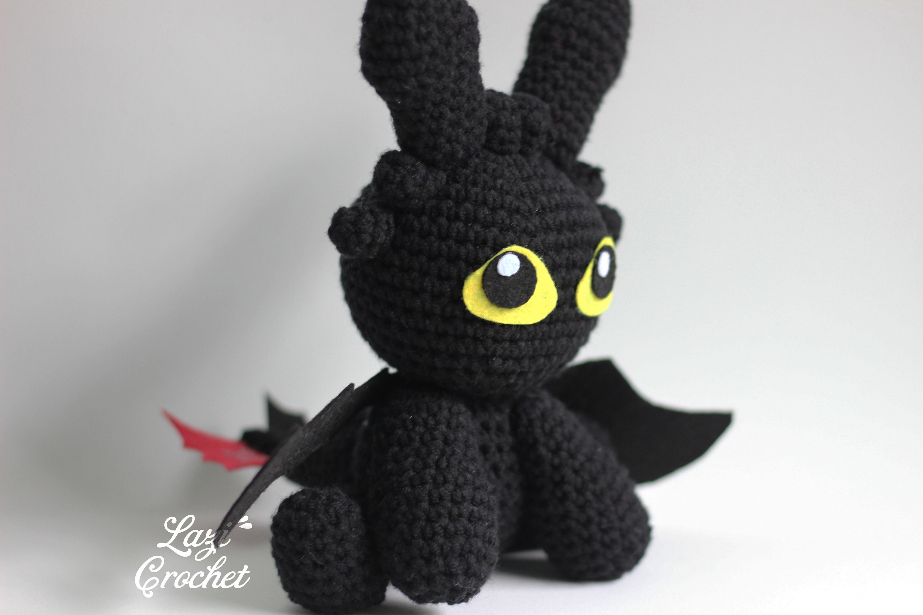 Night Fury Light Fury Toothless Amigurumi Crochet Pattern - Etsy