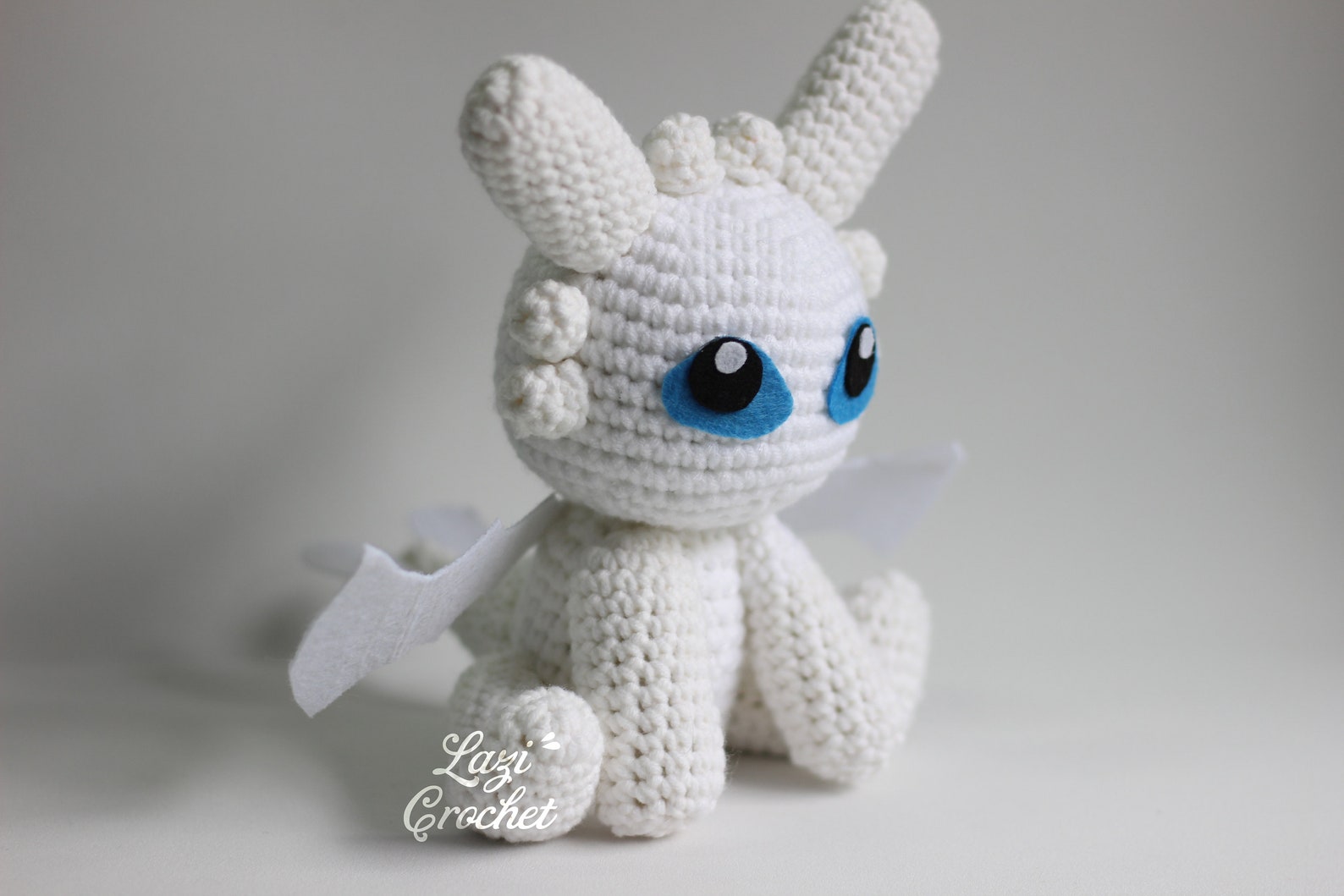 Night Fury Light Fury Toothless Amigurumi Crochet Pattern Tutorial Toy ...