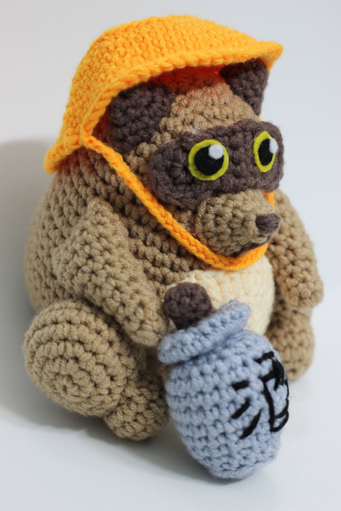 Tanuki Amigurumi Crochet Pattern Tutorial Kawaii Toy Plush | Etsy