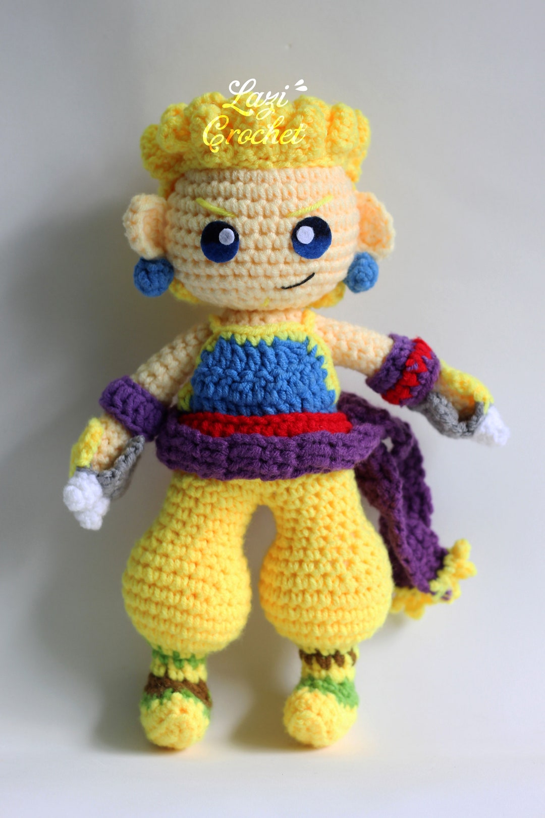 Sabin Rene Figaro Final Fantasy VI FF6 Chibi Amigurumi Crochet Pattern ...