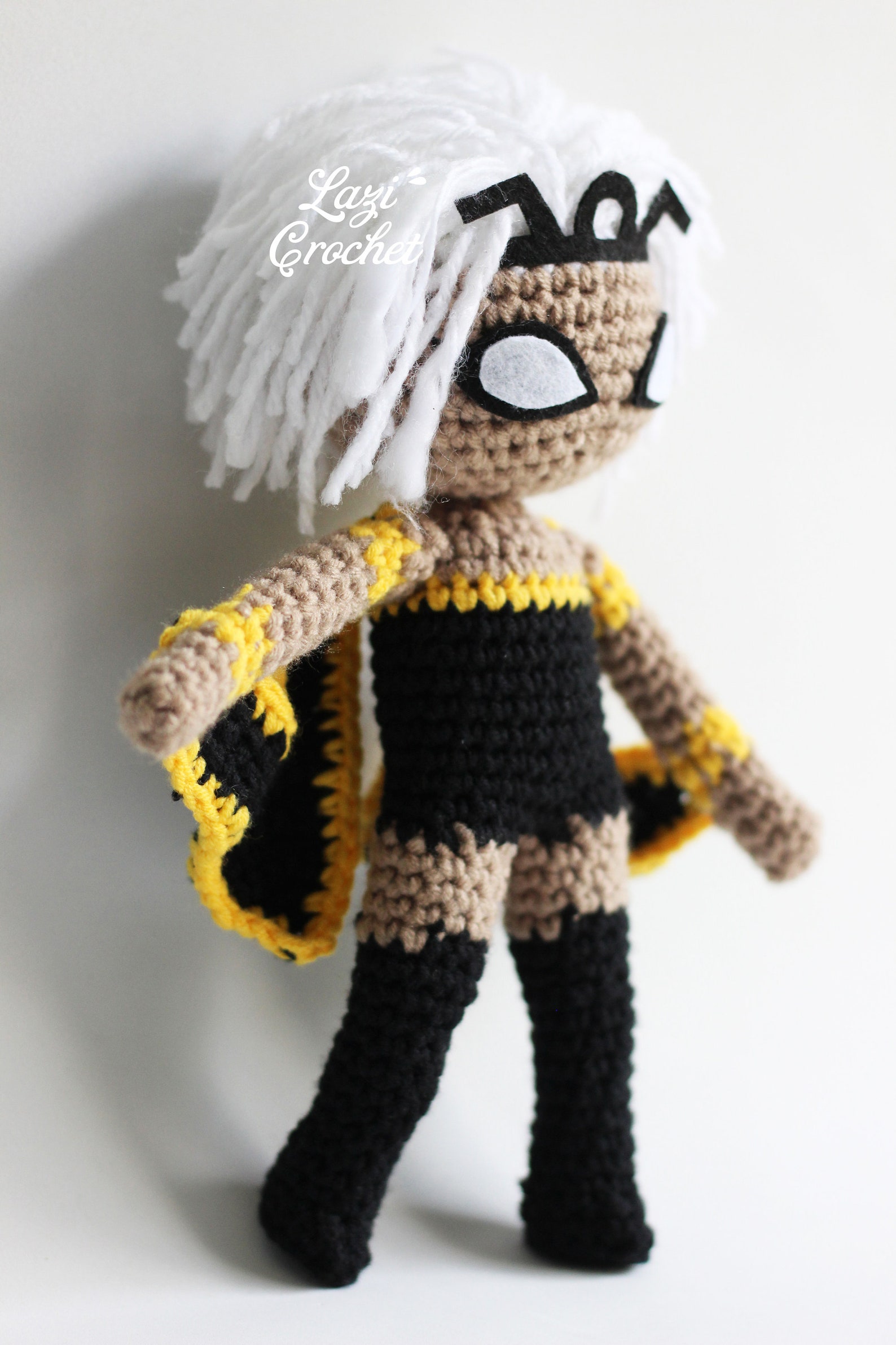 Storm X Men Amigurumi Crochet Pattern in Chibi Style Tutorial | Etsy