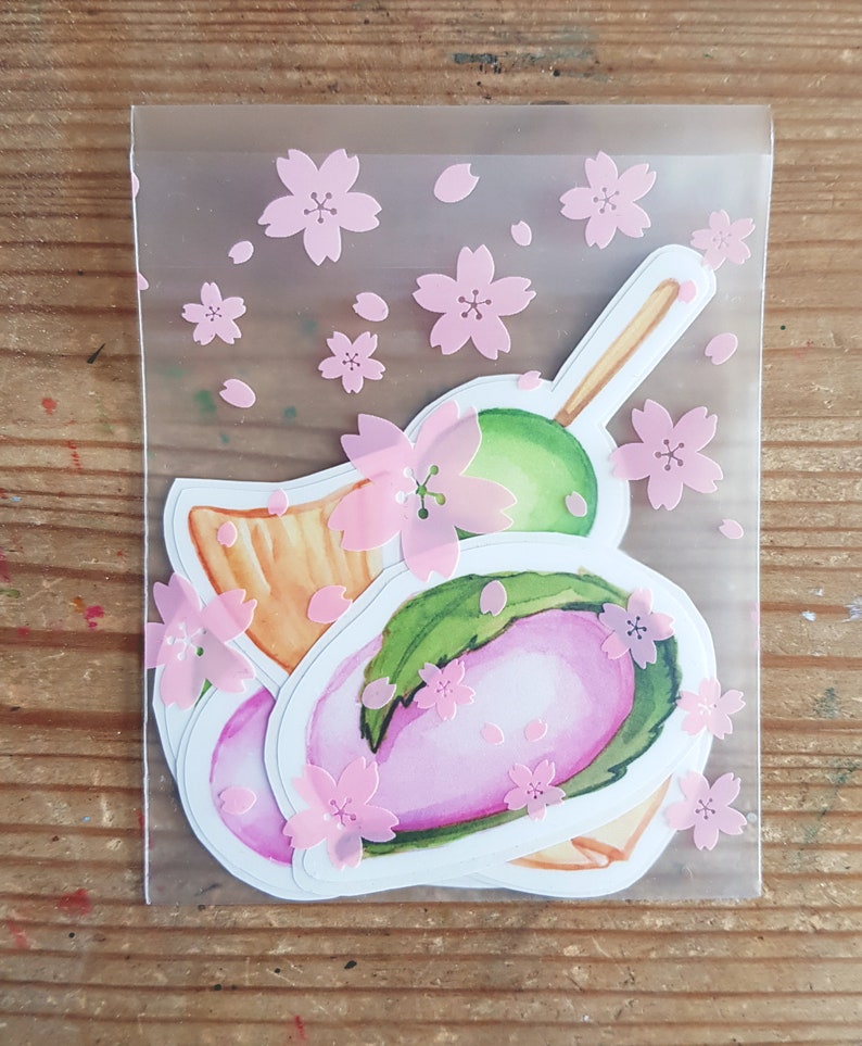 Japanese Sweets Matte Vinyl-sticker Set - Etsy