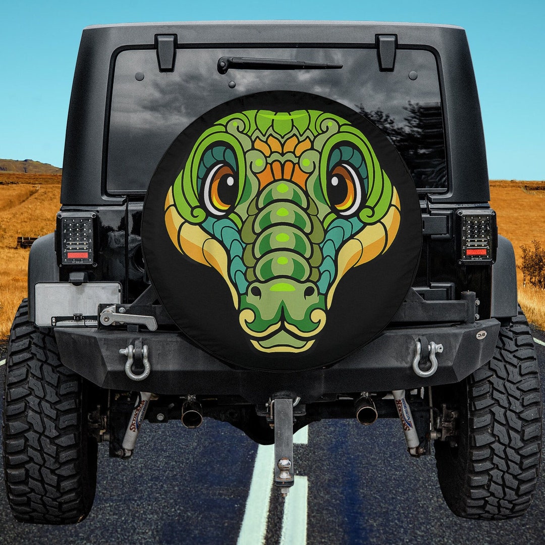 Funny Alligator Spare Tire Cover: Halloween Costume, Universal Fit (27 ...