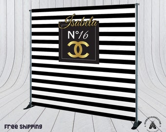 Chanel backdrop | Etsy