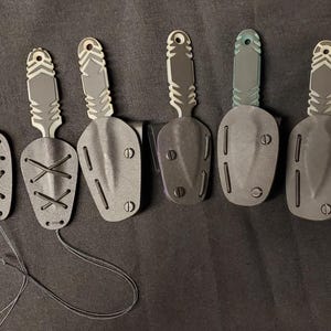 Handmade NPE "letter Opener" Gen. 2.0 Ghost G10, Purple/pink, Green and ...