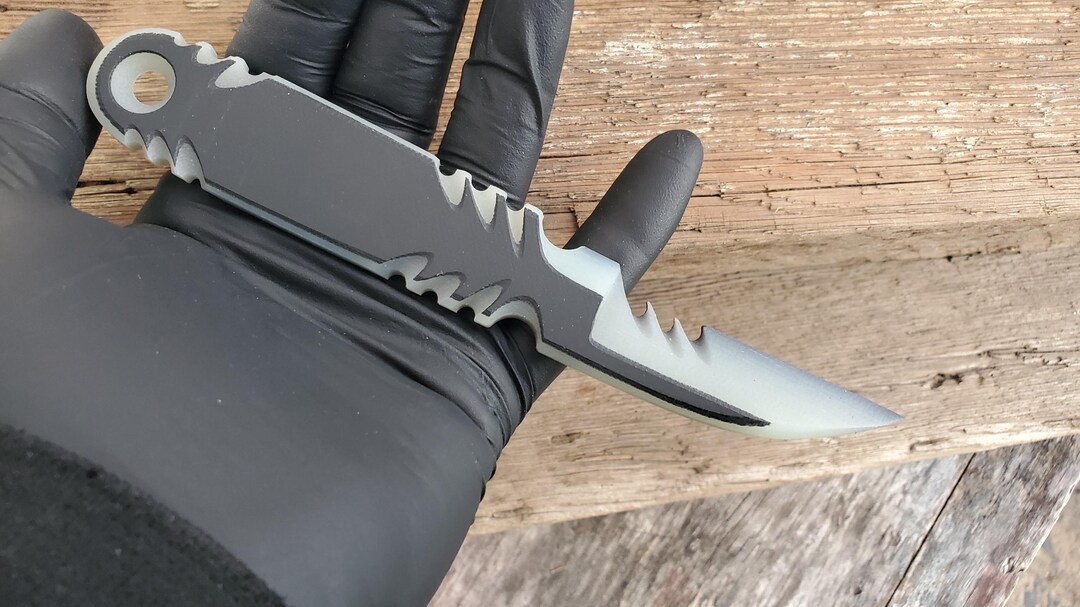 NPE G10 "pikal" Slim Profile,g10 Spike, Partially Serrated,with Non ...