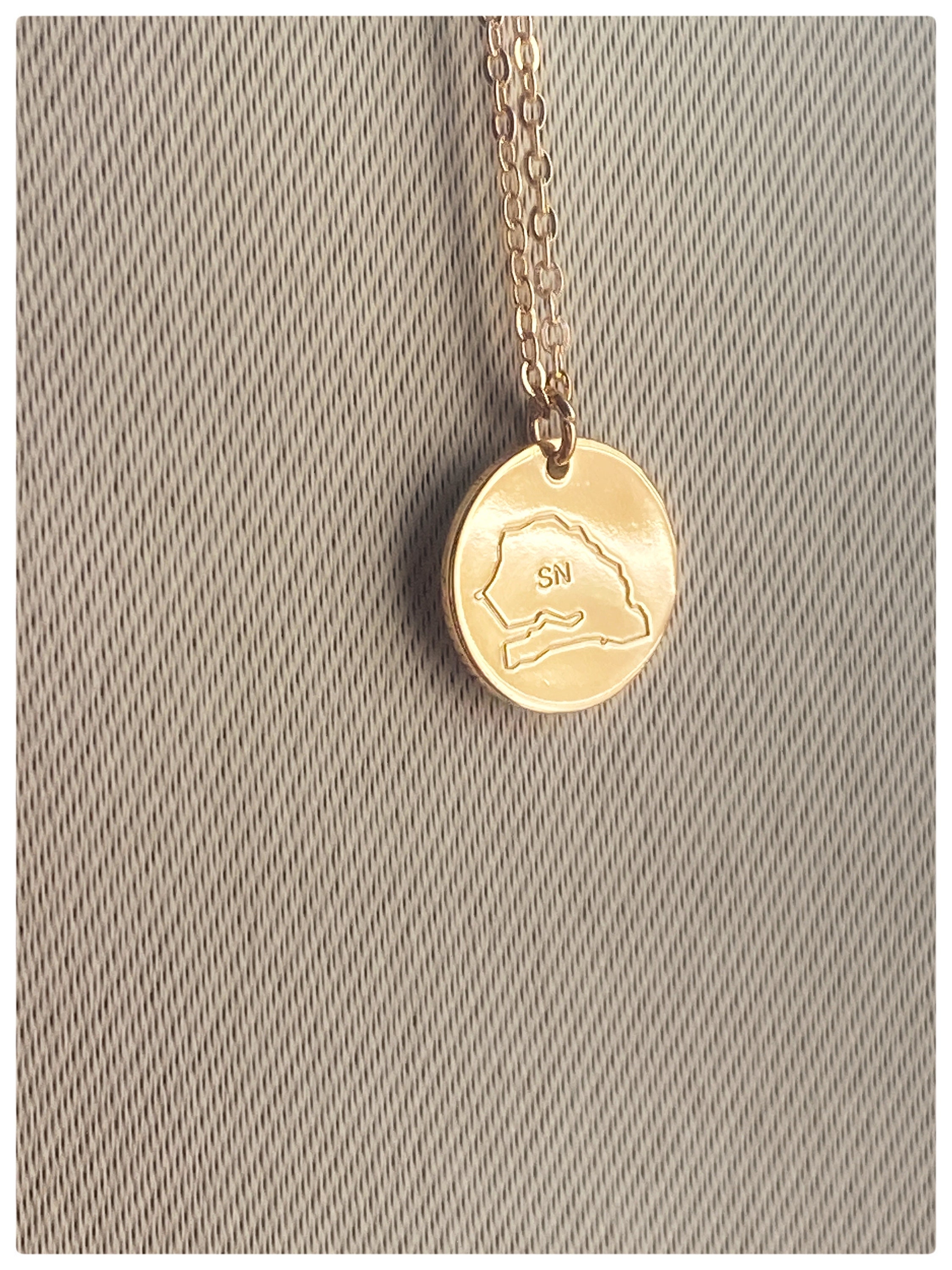 Senegal Necklace-map Necklace-continent Necklace-african Jewelry ...
