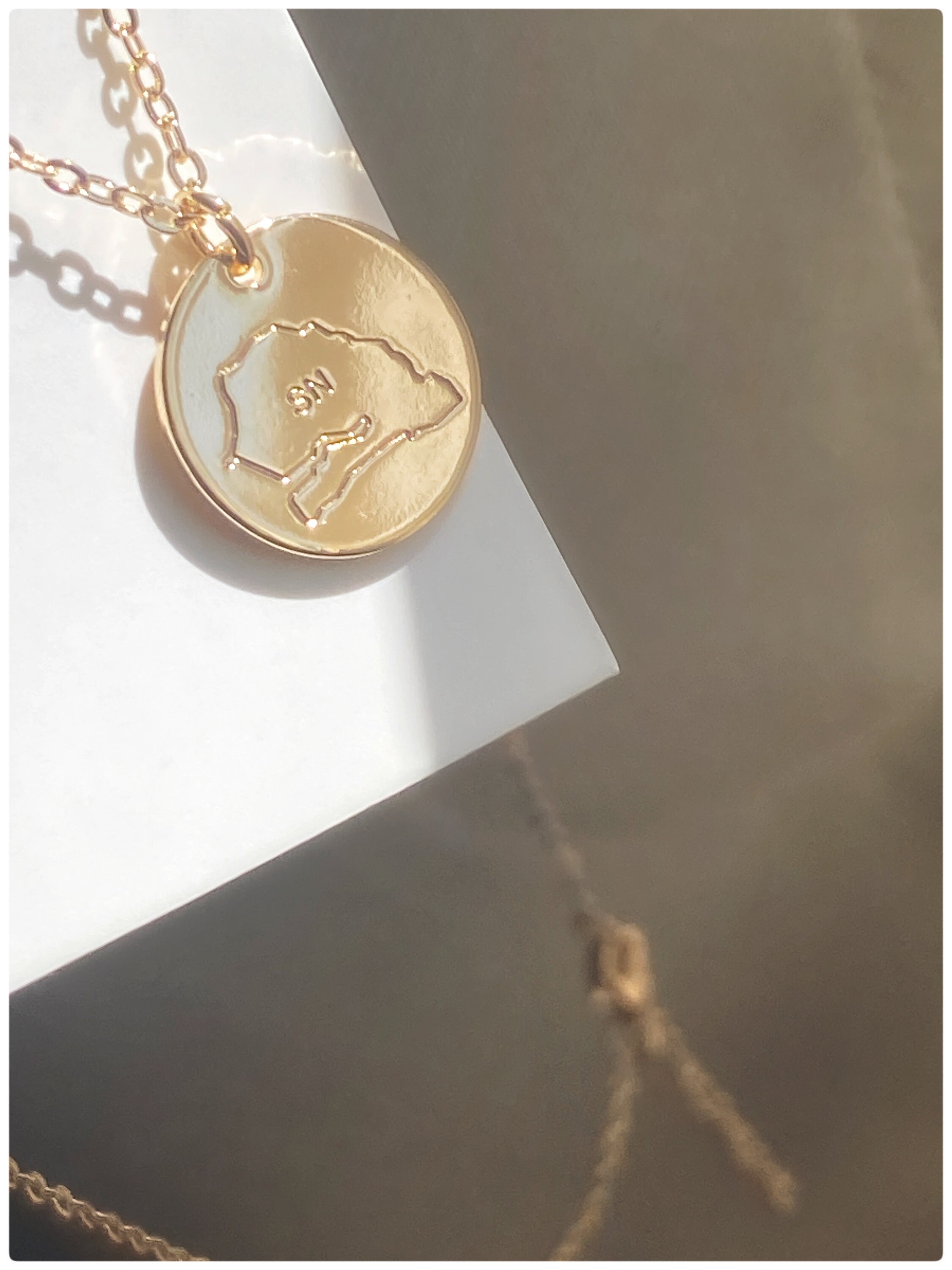 Senegal Necklace-map Necklace-continent Necklace-african Jewelry ...