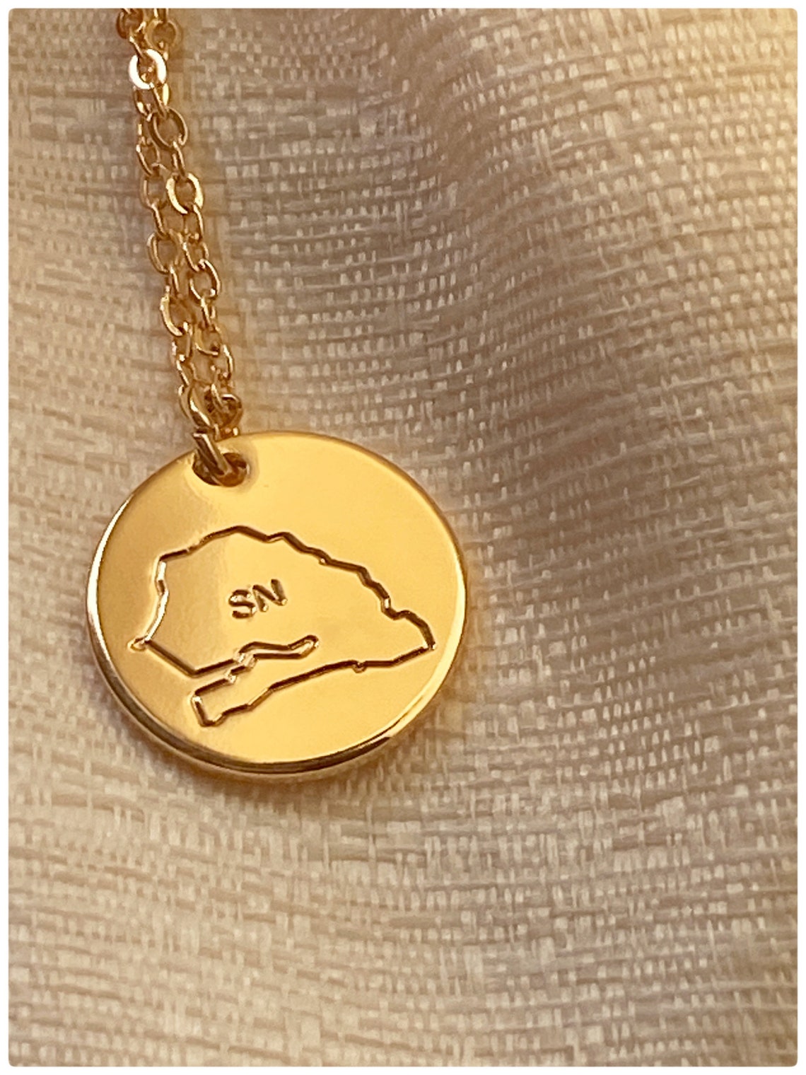 Senegal Necklace-map Necklace-continent Necklace-african Jewelry ...