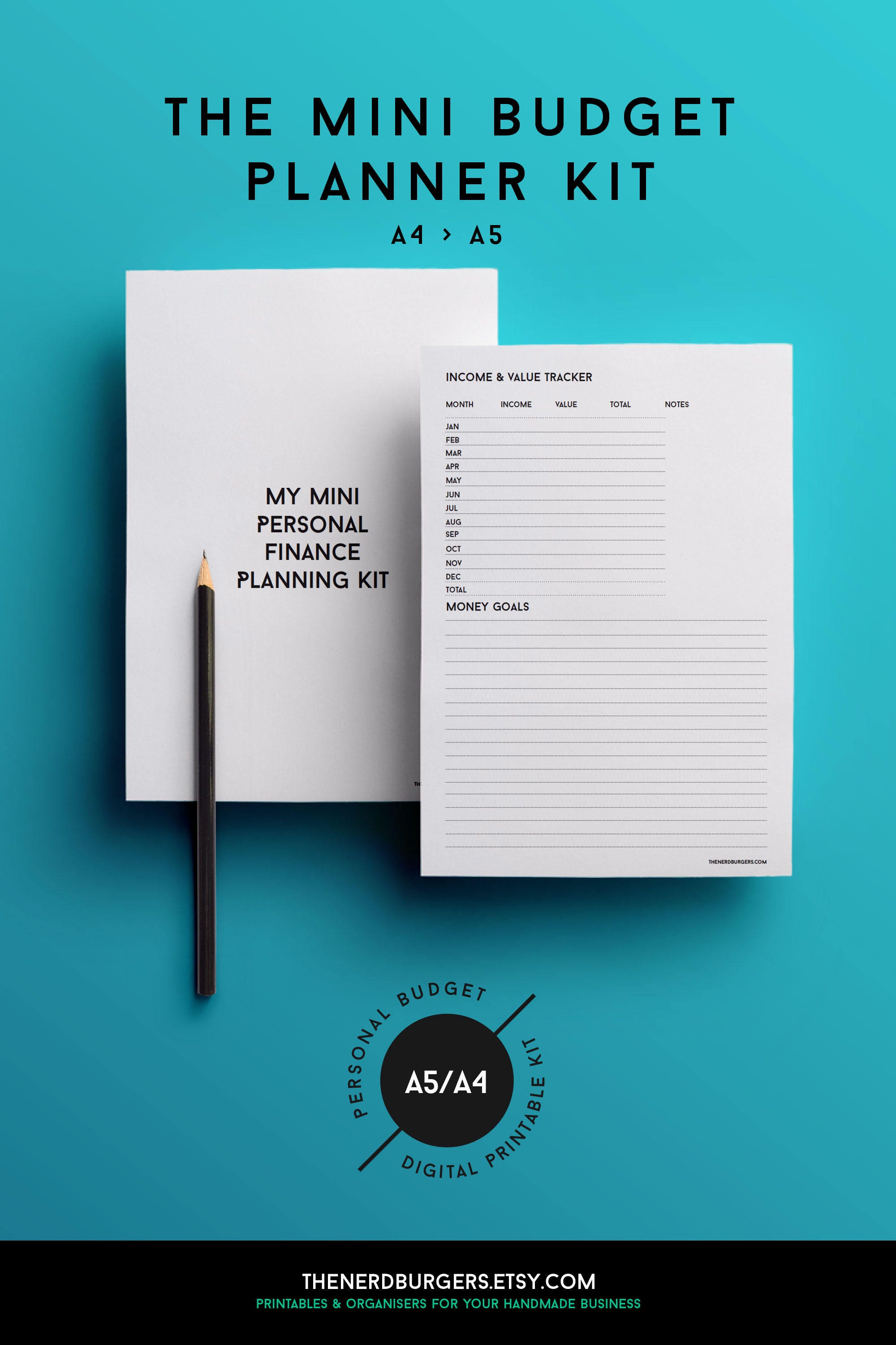 Mini Budget Planner Budget Binder Finance Planner Financial - Etsy ...