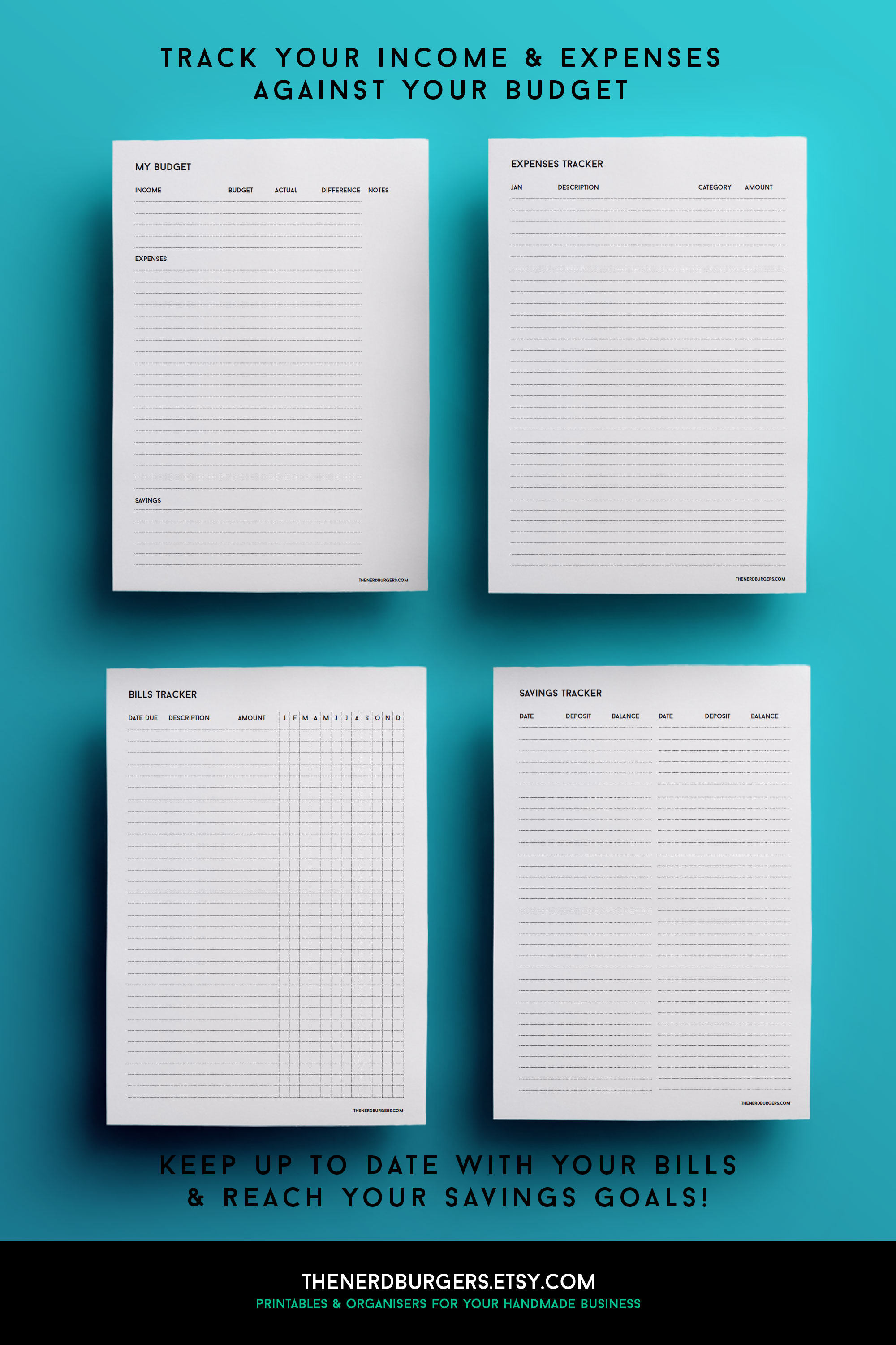 Mini Budget Planner, Budget Binder, Finance Planner, Financial Planning ...