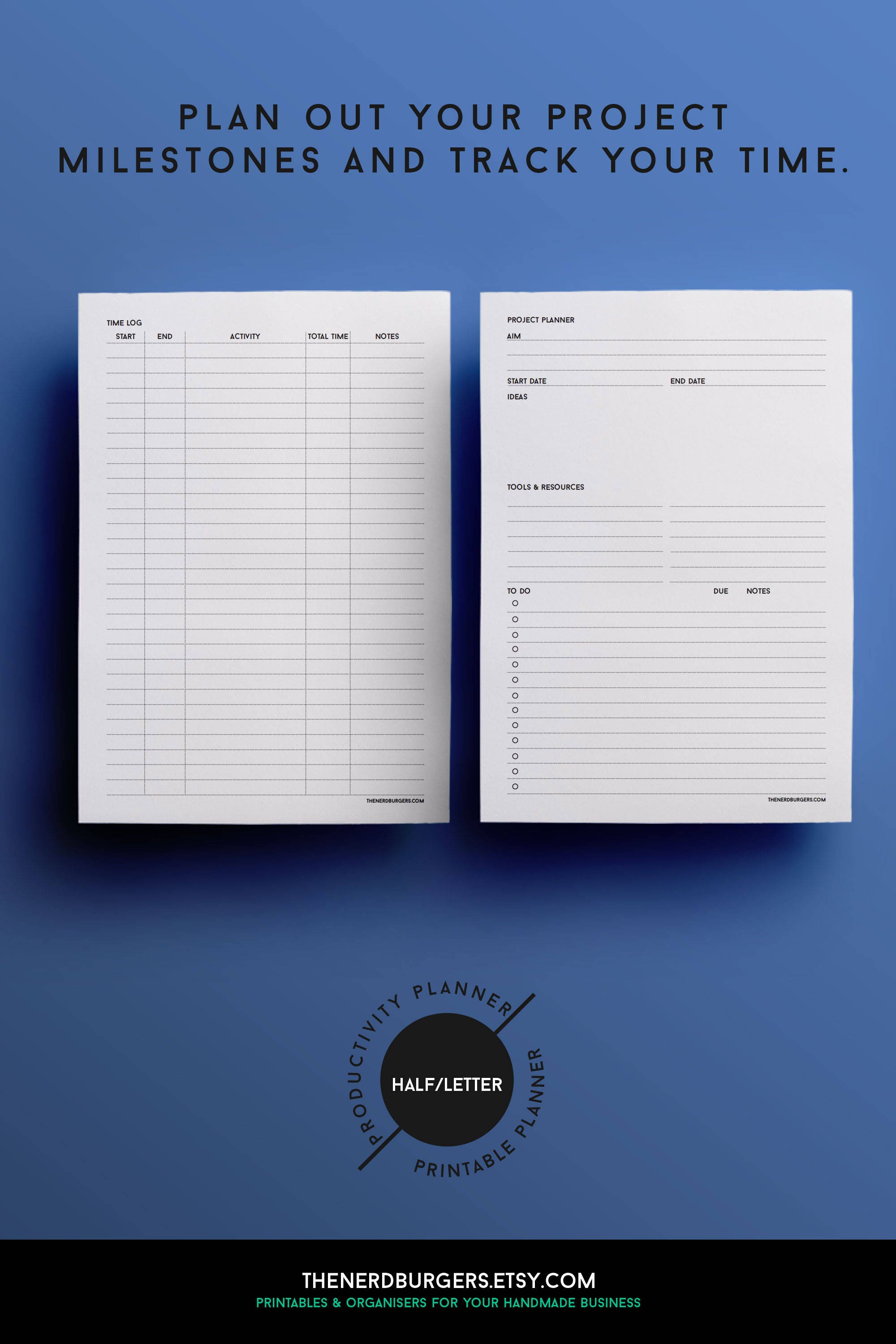 Productivity Organizer, Student Planner, Business Planner, Daily ...