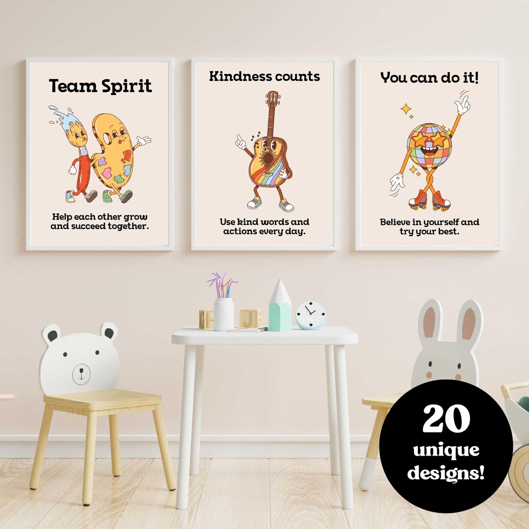 Colorful Motivational Quotes Printable Bundle, Back to School Gift ...
