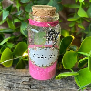 Magic Fairy Wishes Jar With Fairy Dust & Charm Pixie Dust - Etsy