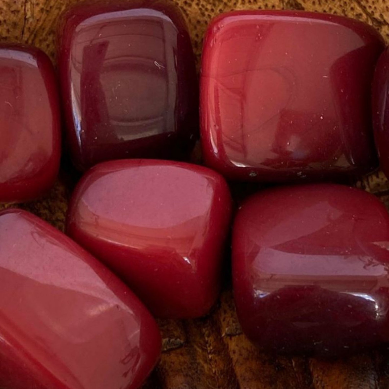 Red Obsidian Tumble Stone Red Obsidian Healing Stone - Etsy