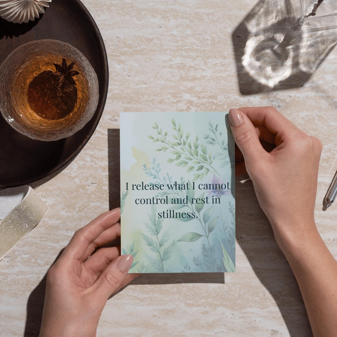 Daily Calm: Printable Affirmation Cards (set of 20) – Gentle Reminders ...